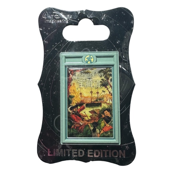 Disney | Other | 27 Disney Wdi Shanghai Disneyland Attraction Poster Pin Treasure Cove Le | Poshmark